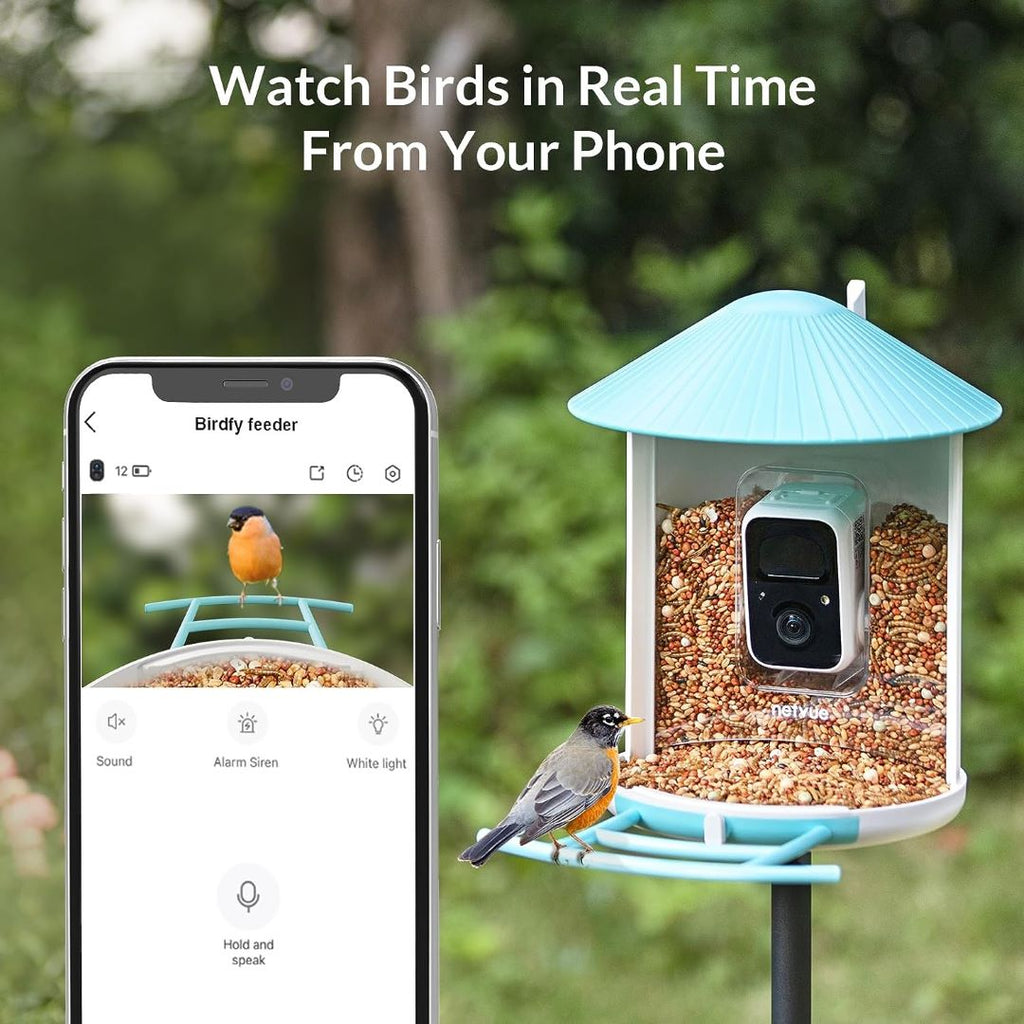 Birdfy Feeder with Solar Panel - Smart & Eco-Friendly