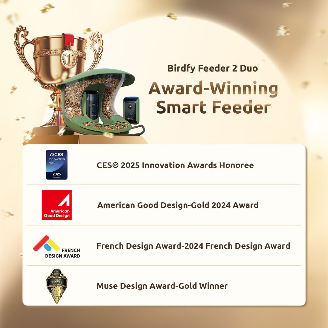 Birdfy Feeder 2 Duo - Bird Feeder with Camera